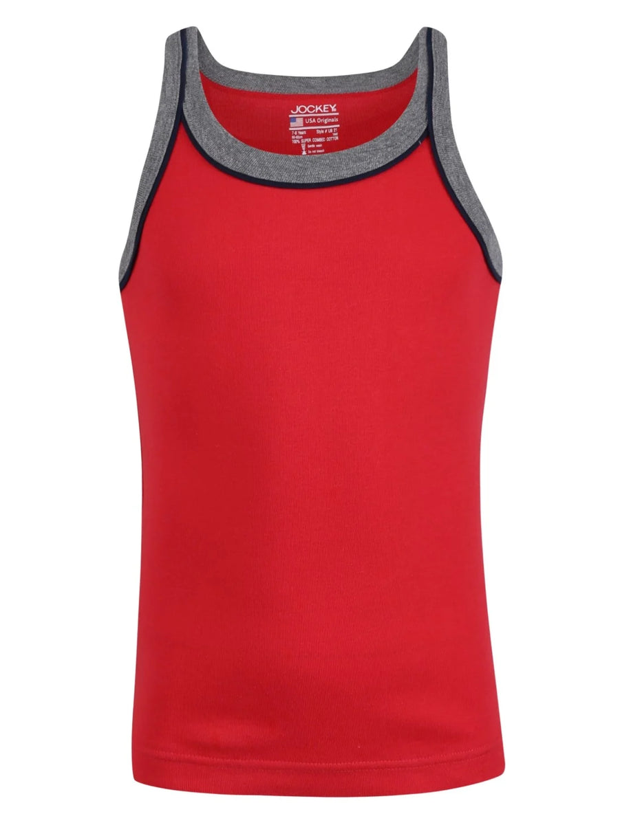 string vest and underpants