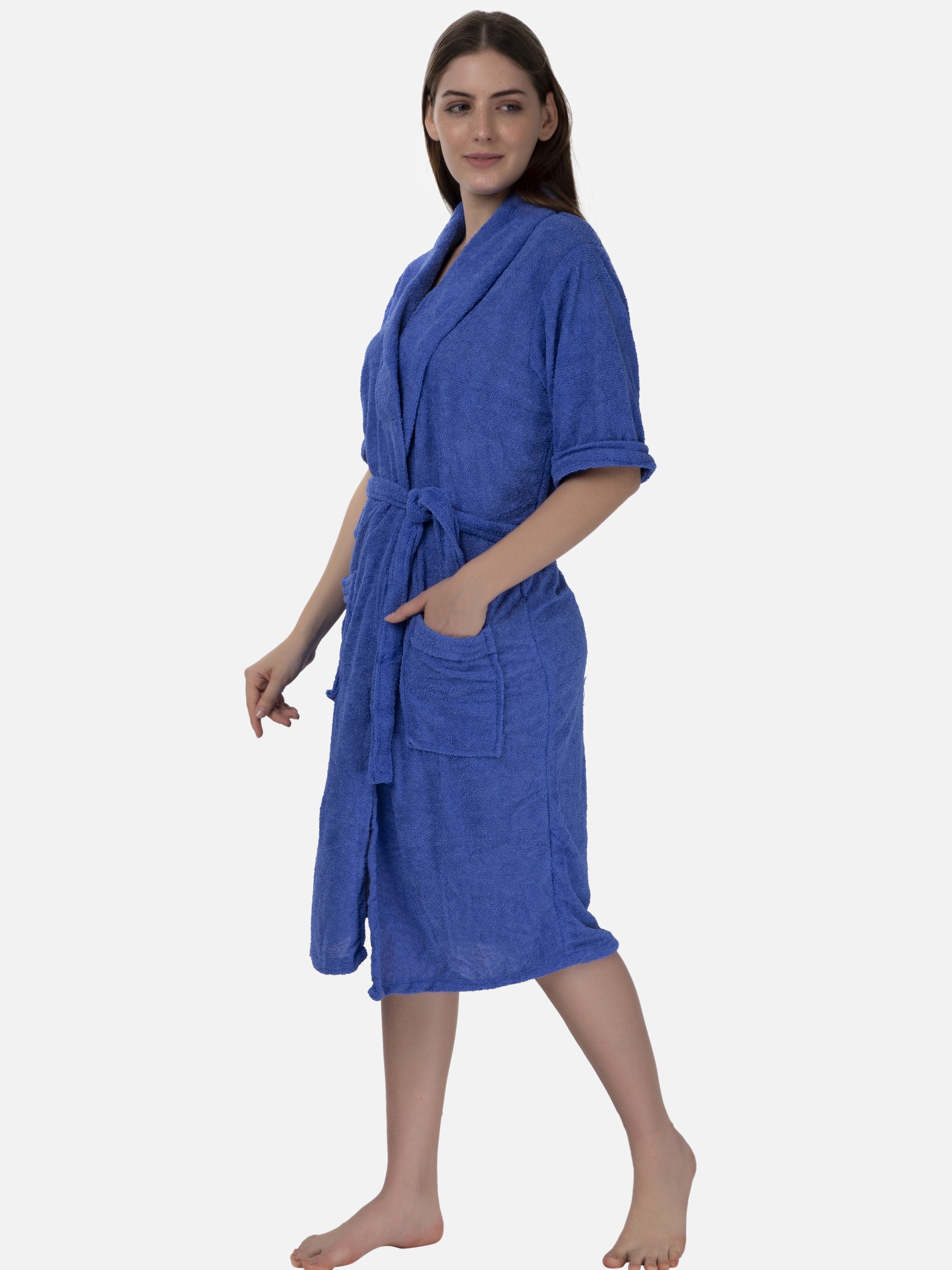 Bath Robe Set - Shop Blue Bath Robe, Towel, Bath Slliper Set – Poftik