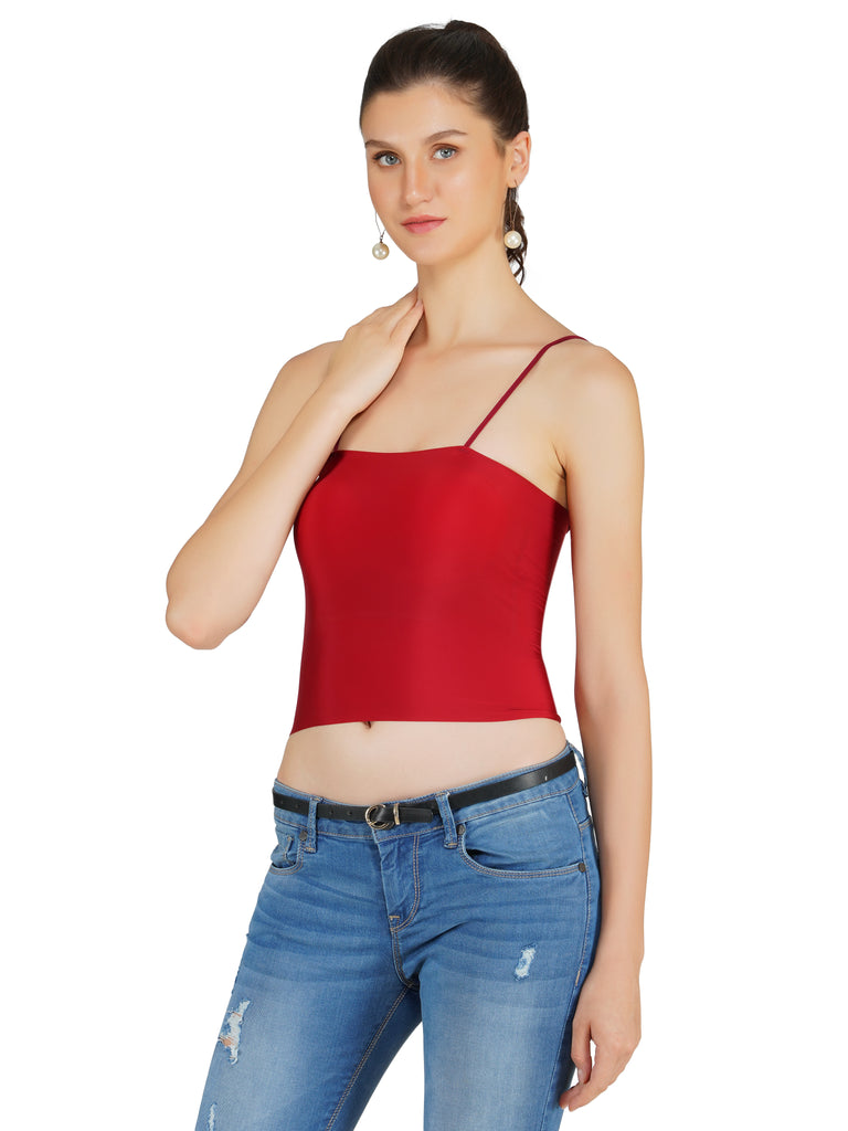 Poftik T-Shirt Bra - Buy Non-Wired Padded Camisole Bra Online