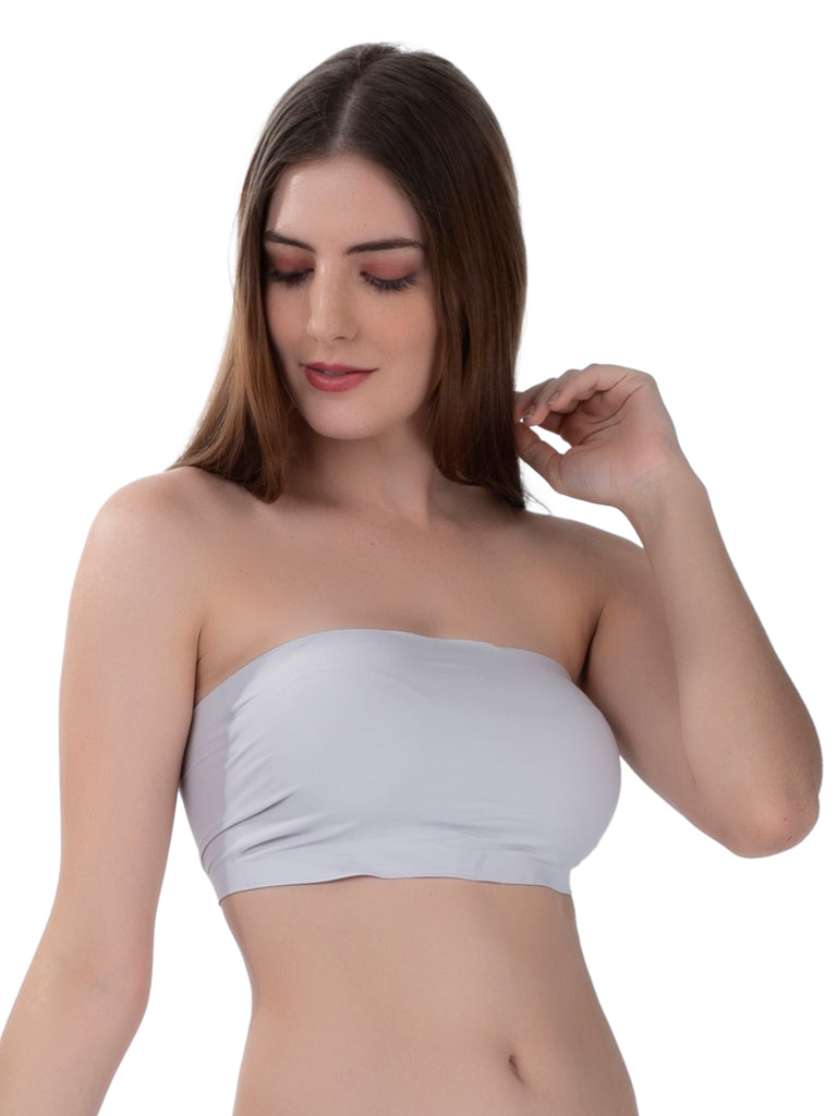 Poftik Padded Non wired Strapless Tube Bra